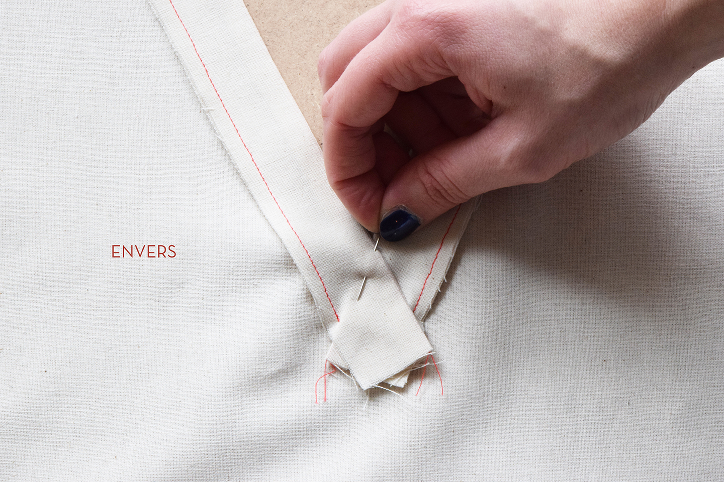 Coudre un col V - Journal Artesane - Arts du Fil