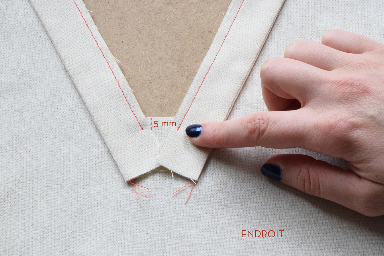 Coudre un col V - Journal Artesane - Arts du Fil